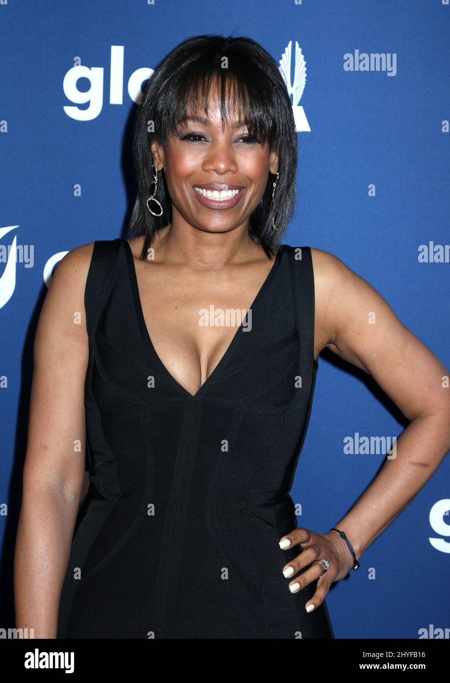 Tamara Stewart attending the 29th Annual GLAAD Media Awards held at The ...