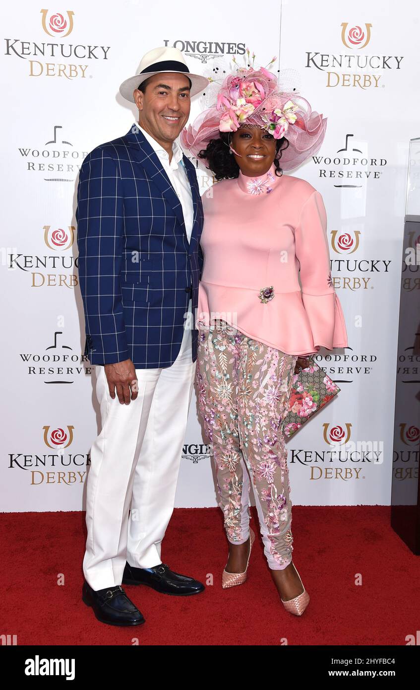 Star Jones and Ricardo Lugo at the 144th Kentucky Derby held at ...