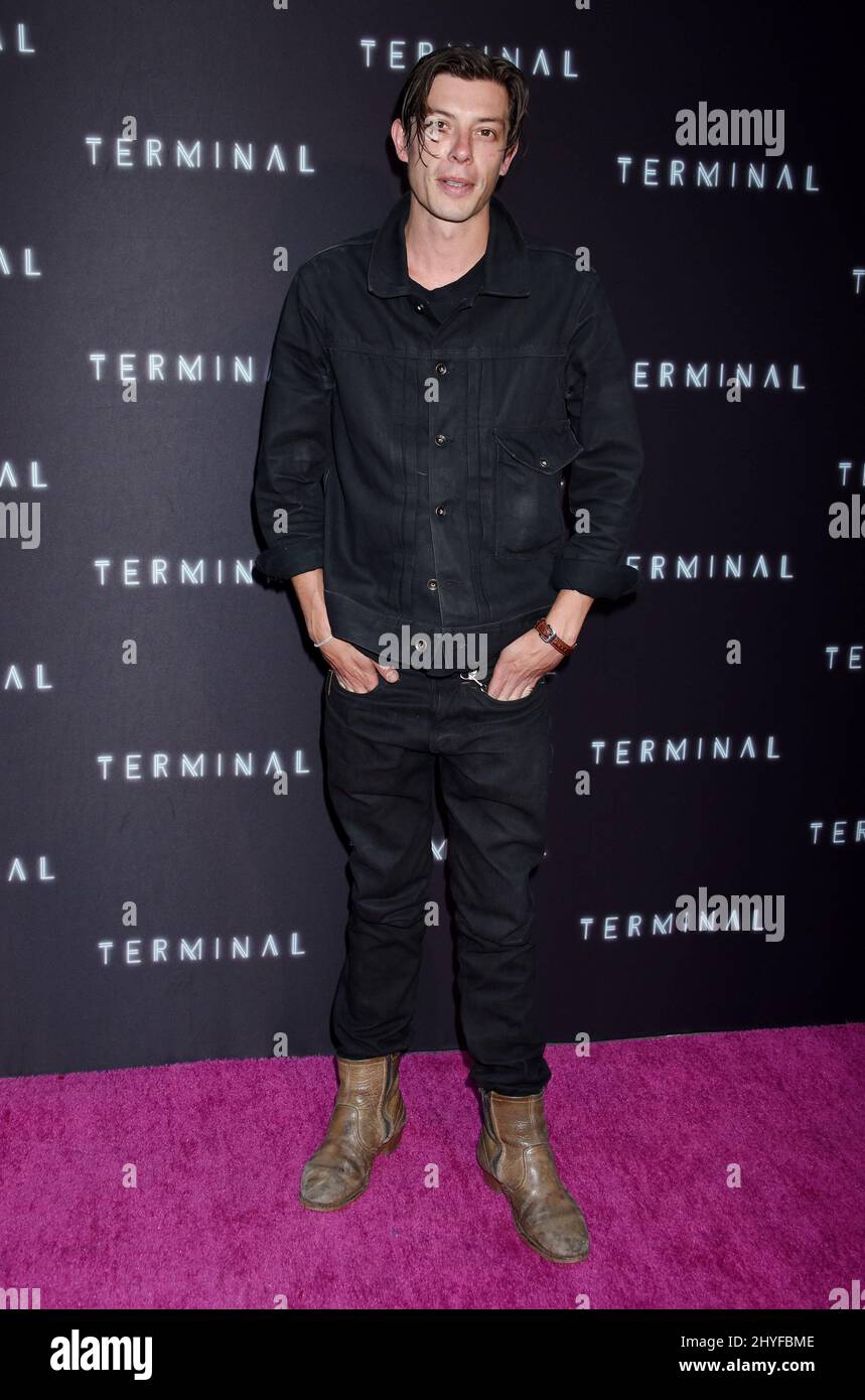 Benedict Samuel at the "Terminal" World Premiere held at the ArcLight ...