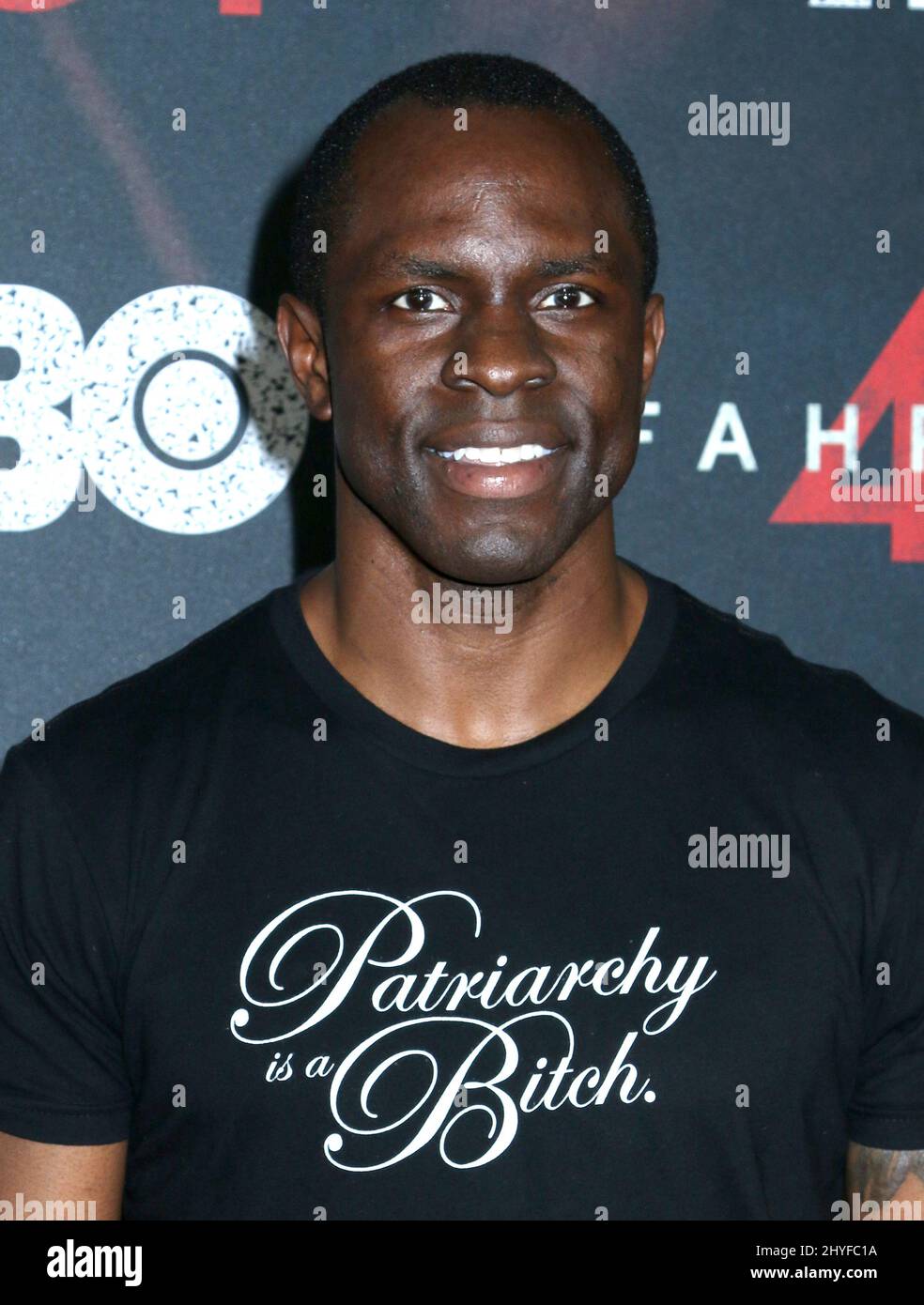 Gbenga Akinnagbe attending the Fahrenheit 451 Premiere held at NYU ...