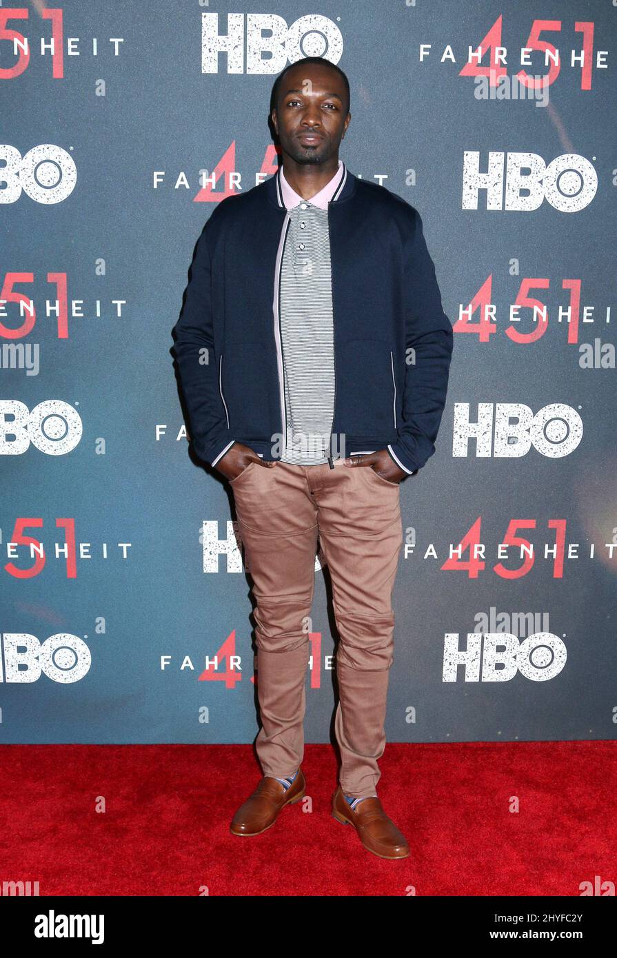 Jamie Hector attending the Fahrenheit 451 Premiere held at NYU Skirball ...
