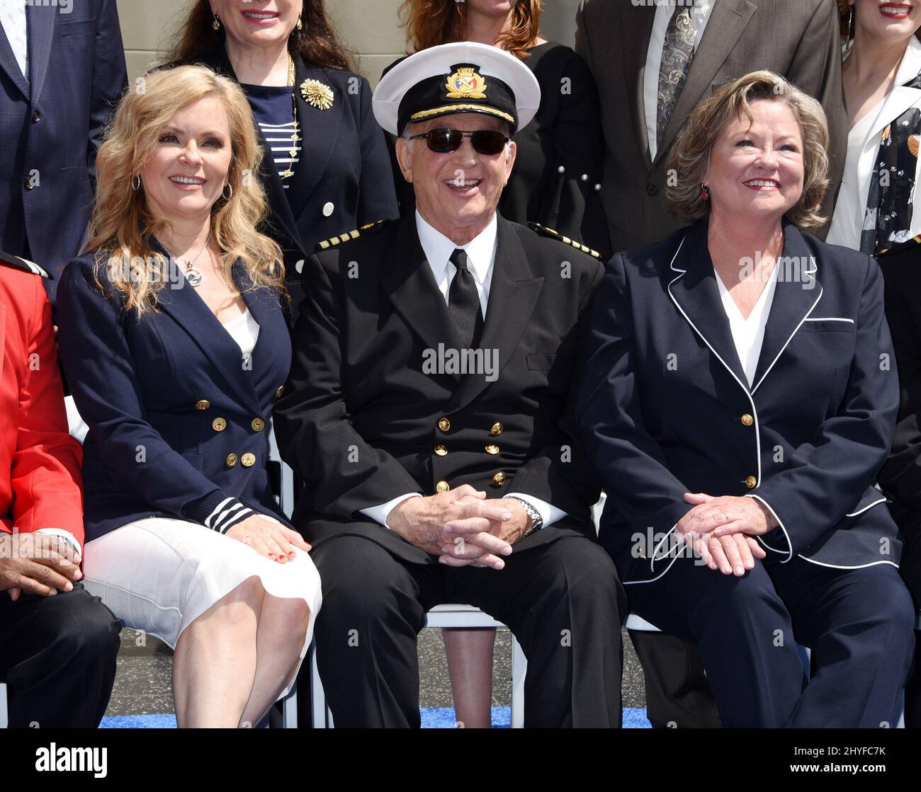 Jill Whelan, Gavin MacLeod and Lauren Tewes during the Princess Cruises ...
