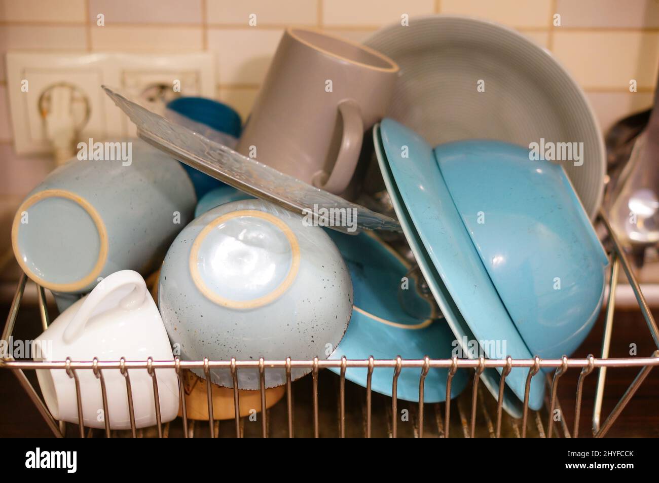Cleaned kitchen utensils hi-res stock photography and images - Alamy