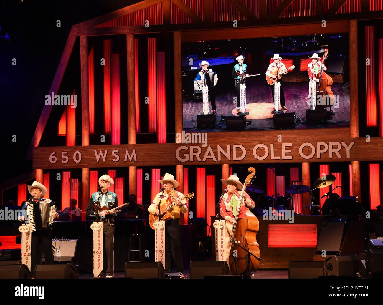 Bill Monroe performs at the Grand Ole Opry on May 11, 2018 in Nashville ...
