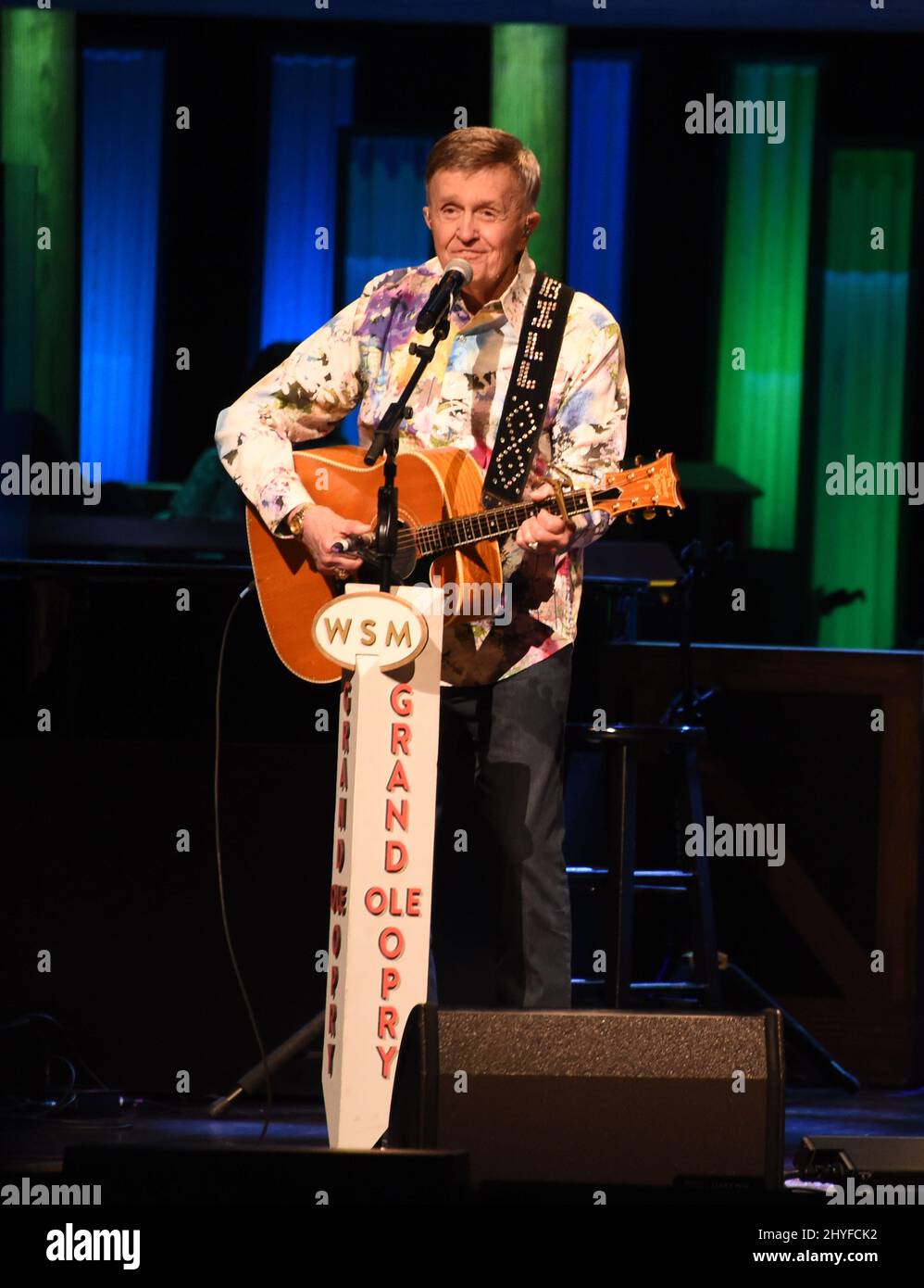 Bill Monroe performs at the Grand Ole Opry on May 11, 2018 in Nashville ...