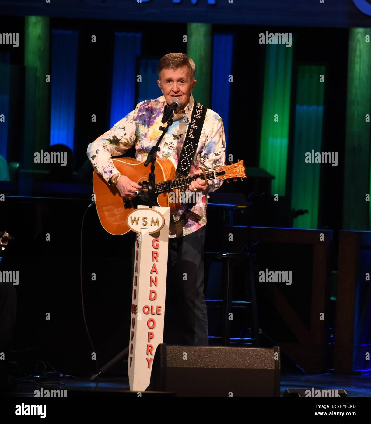 Bill Monroe performs at the Grand Ole Opry on May 11, 2018 in Nashville ...