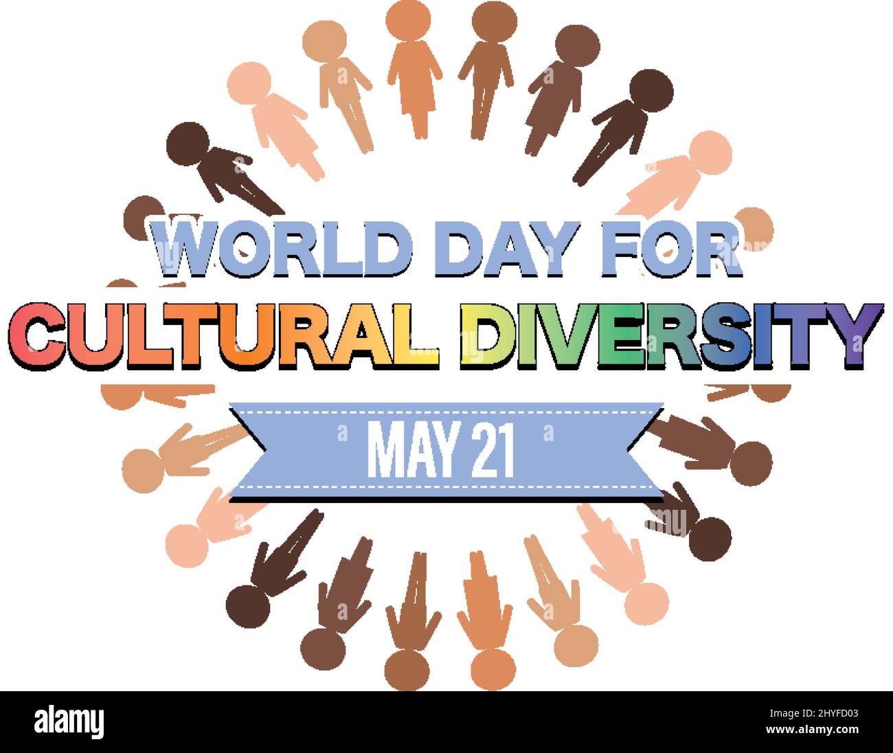 World cultural diversity day Cut Out Stock Images & Pictures - Alamy