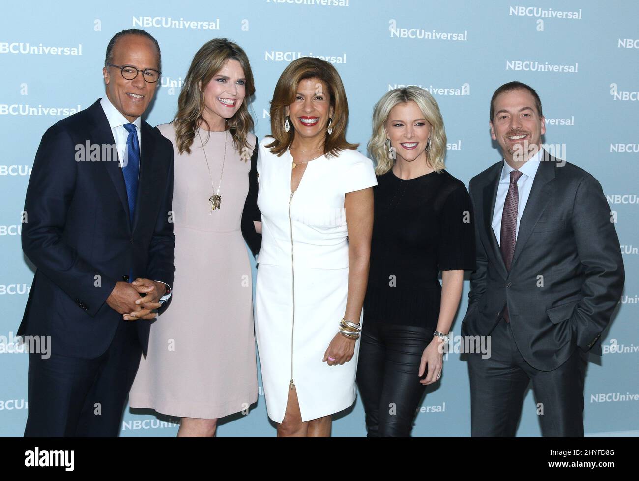 Lester Holt, Savannah Guthrie, Hoda Kotb, Megyn Kelly and Chuck ...