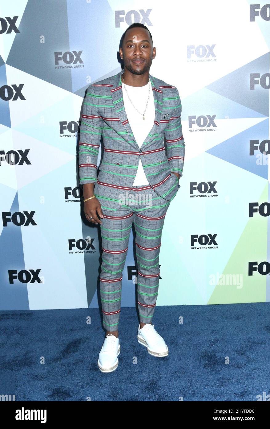 J. Lee attending the FOX Networks 2018 Upfront held at Wollman Rink in ...
