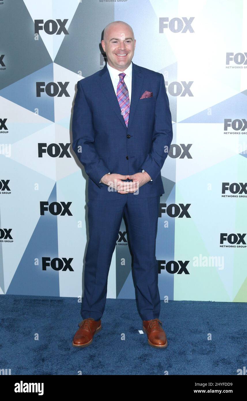 John Strong attending the FOX Networks 2018 Upfront held at Wollman ...