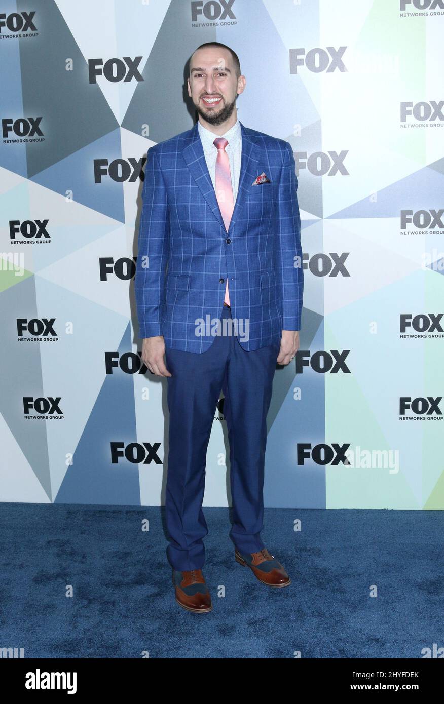 Nick Wright attending FOX Networks 2018 Upfront held at Wollman Rink in ...