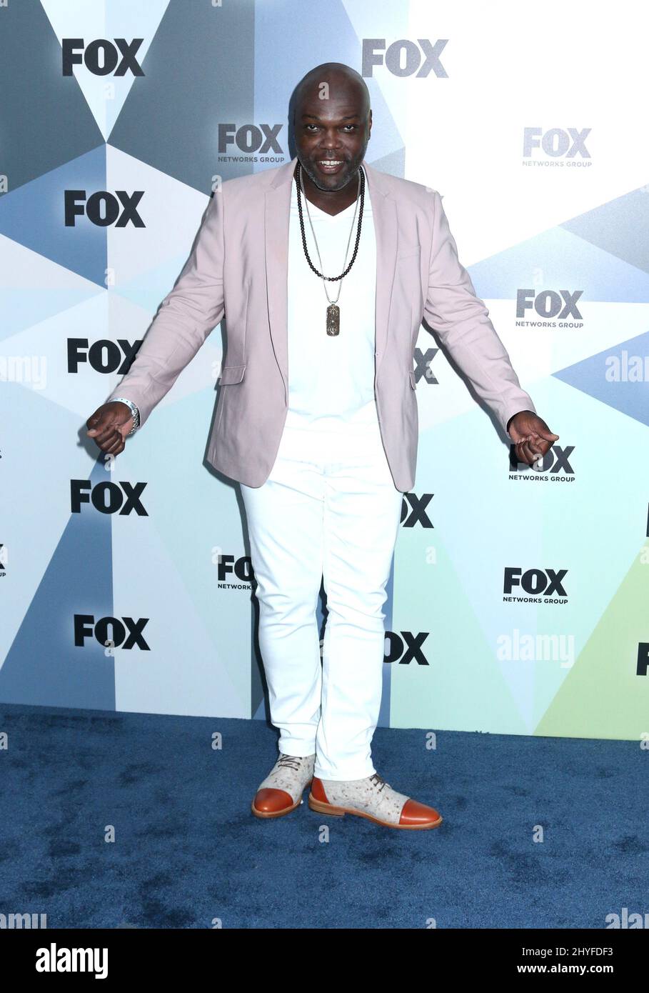 Peter Macon attending FOX Networks 2018 Upfront held at Wollman Rink in ...