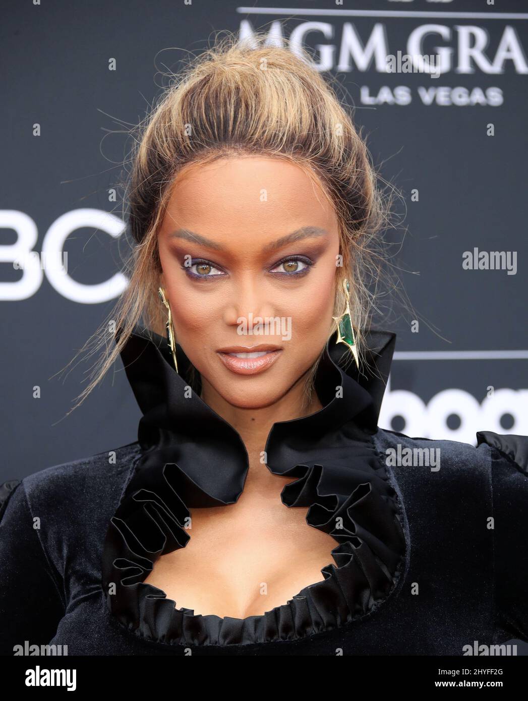 Tyra Banks at the 2018 Billboard Music Awards held at the MGM Grand ...