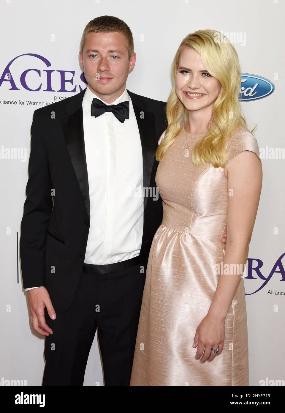 Elizabeth Smart and Matthew Gilmour attending the 43rd Annual Gracie ...