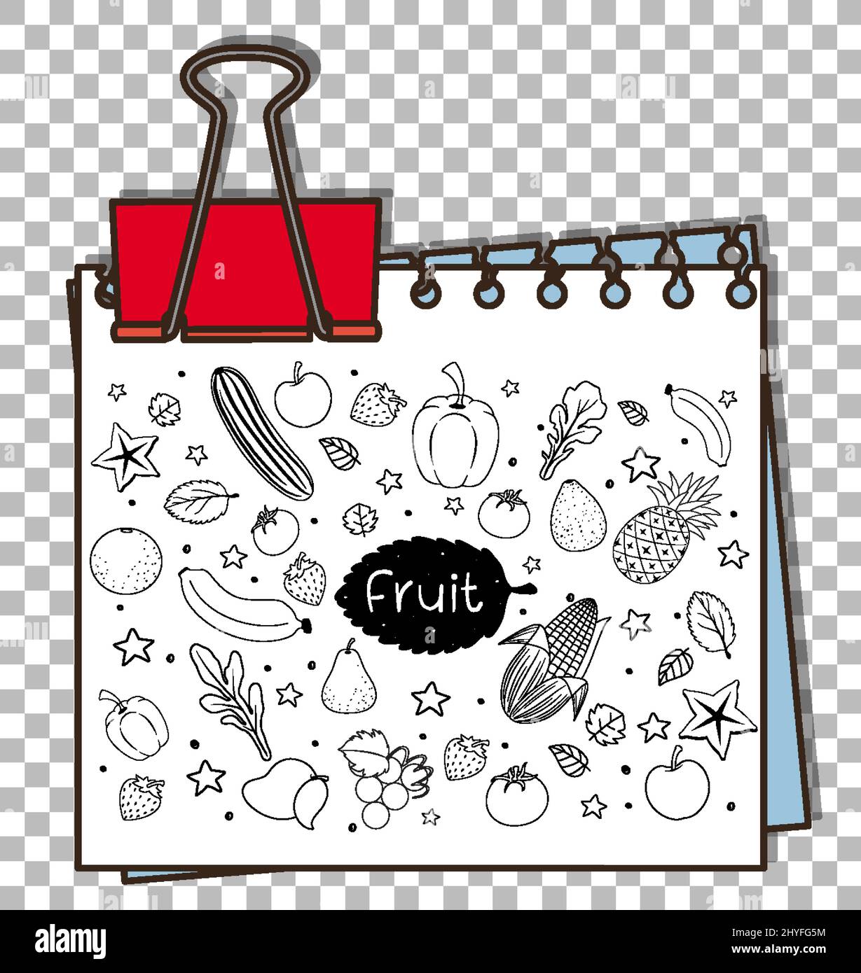 Hand drawn doodle of fruits illustration Stock Vector Image & Art - Alamy