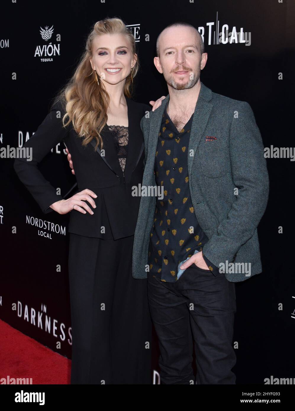Natalie Dormer and Anthony Byrne attending the 'In Darkness' Premiere ...