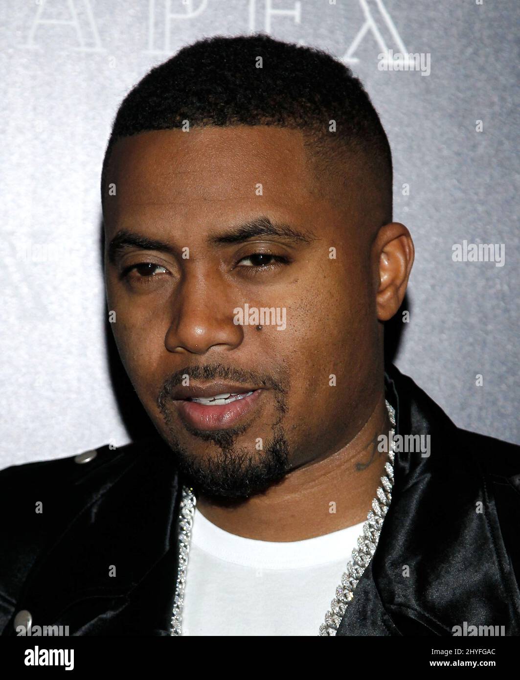 Nas at the grand opening of Clique Hospitality's APEX Social Club ...