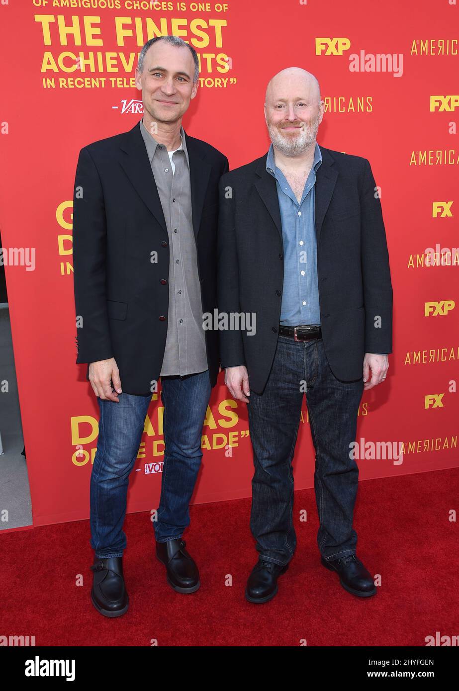 Joel Fields and Joe Weisberg attending FX's "The Americans" FYC red ...