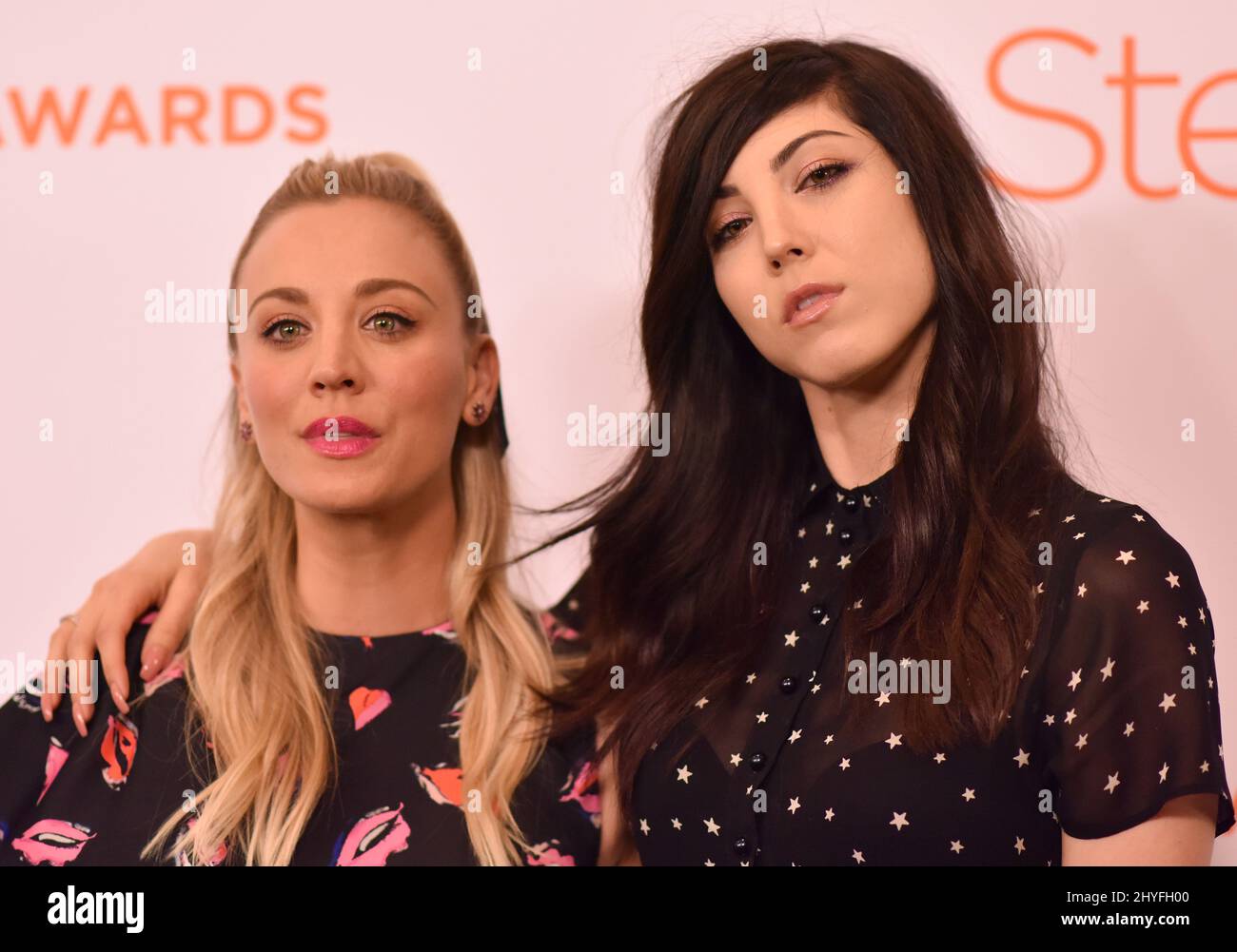 Kaley Cuoco and Briana Cuoco attending the Inspiration Awards ...