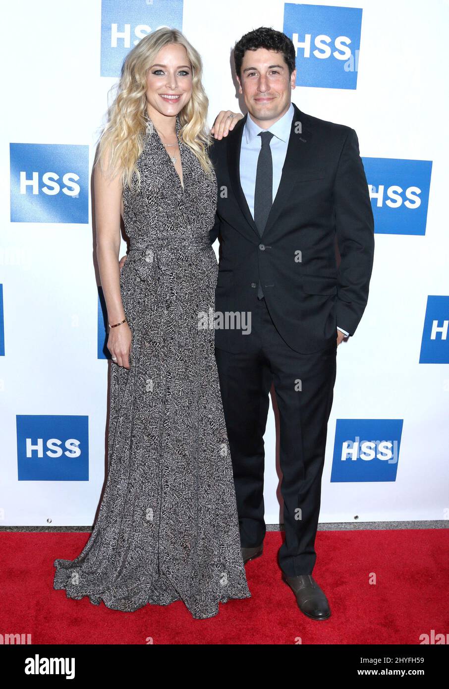 Jenny Mollen and Jason Biggs attending the Hospital for Special Surgery ...