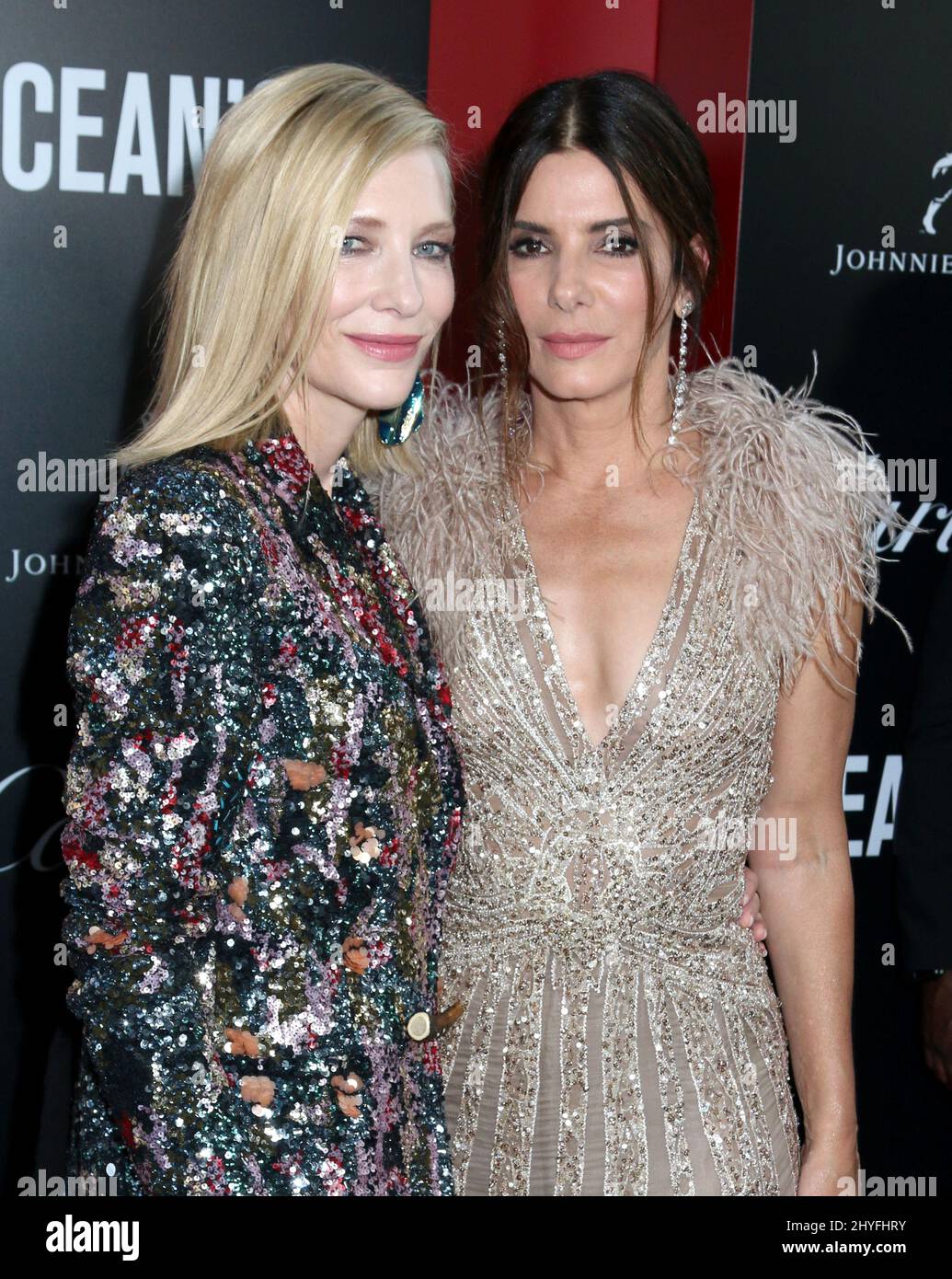 Cate Blanchett And Sandra Bullock Attending The Oceans 8 World Premiere