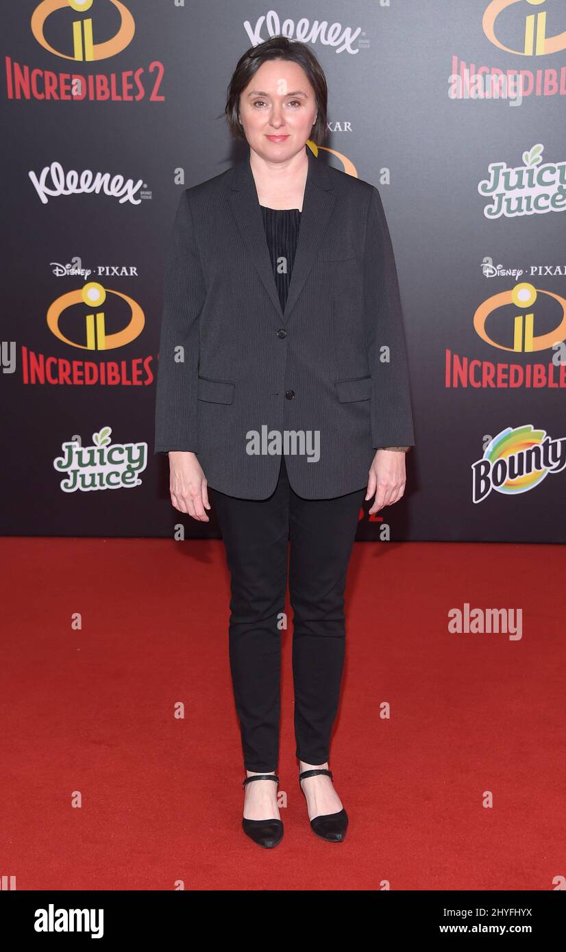 Sarah Vowell at Disney Pixar's "Incredibles 2" world premiere held at ...
