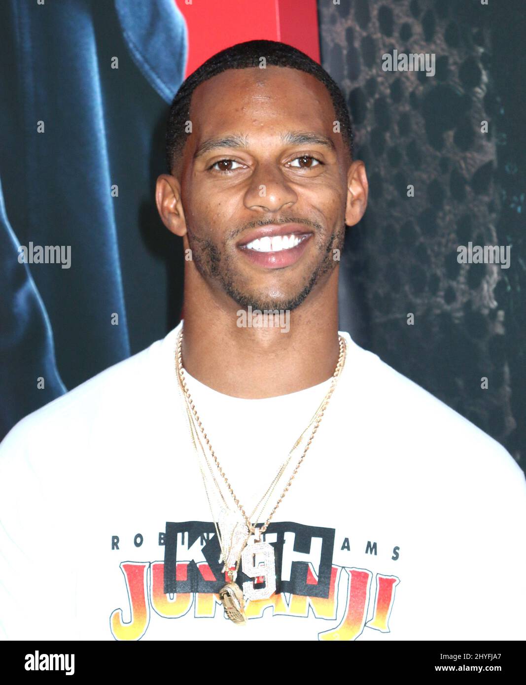 Victor Cruz attending the Ocean's 8 Premiere held at Alice Tully Hall ...