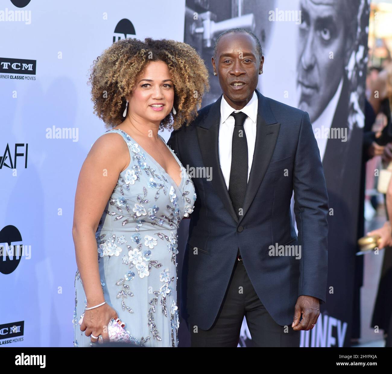 Don Cheadle and Bridgid Coulter at the 46th AFI Life Achievement Award ...