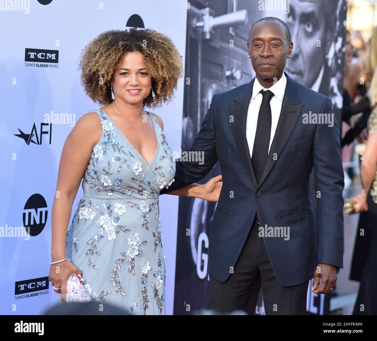 Don Cheadle and Bridgid Coulter at the 46th AFI Life Achievement Award ...