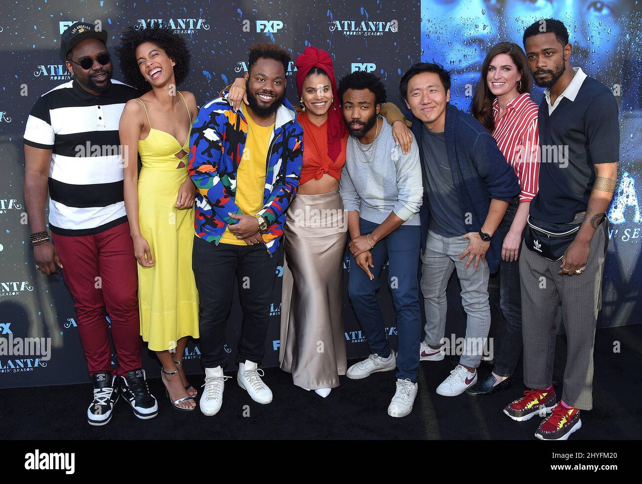 Brian Tyree Henry, Stefani Robinson, Stephen Glover, Zazie Beetz at the ...