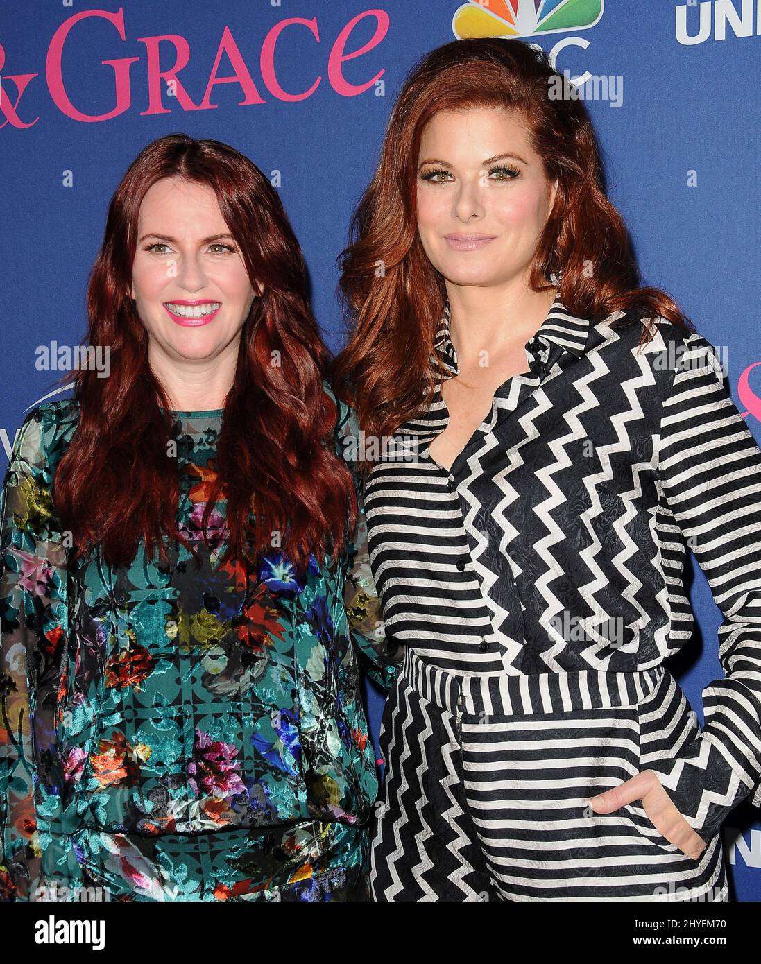 Megan Mullally and Debra Messing attending NBC's Will & Grace FYC event ...