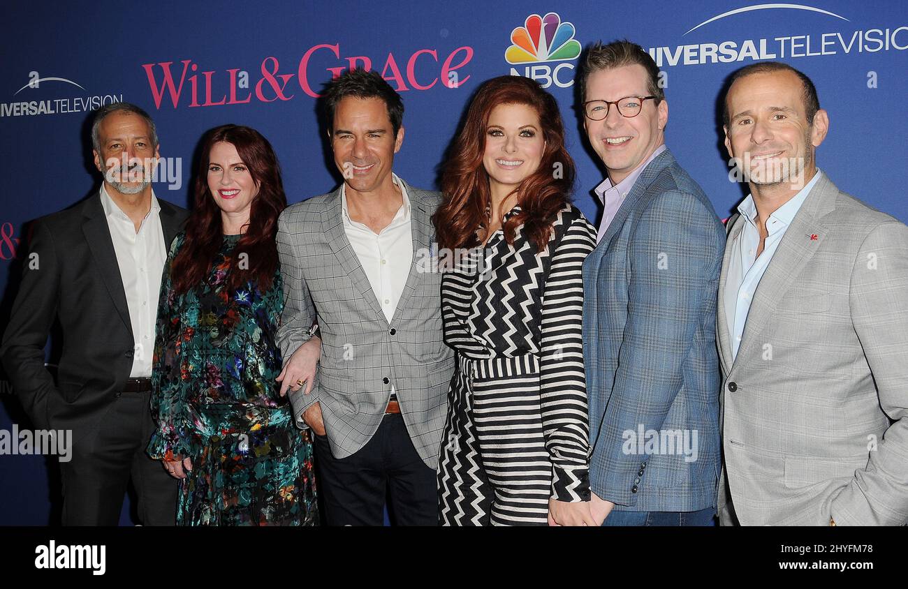 David Kohan, Megan Mullally, Eric McCormack, Debra Messing, Sean Hayes ...