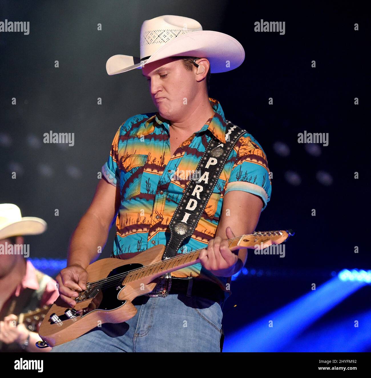 Jon Pardi attending the CMA Music Fest Nightly Concert held at Nissan ...