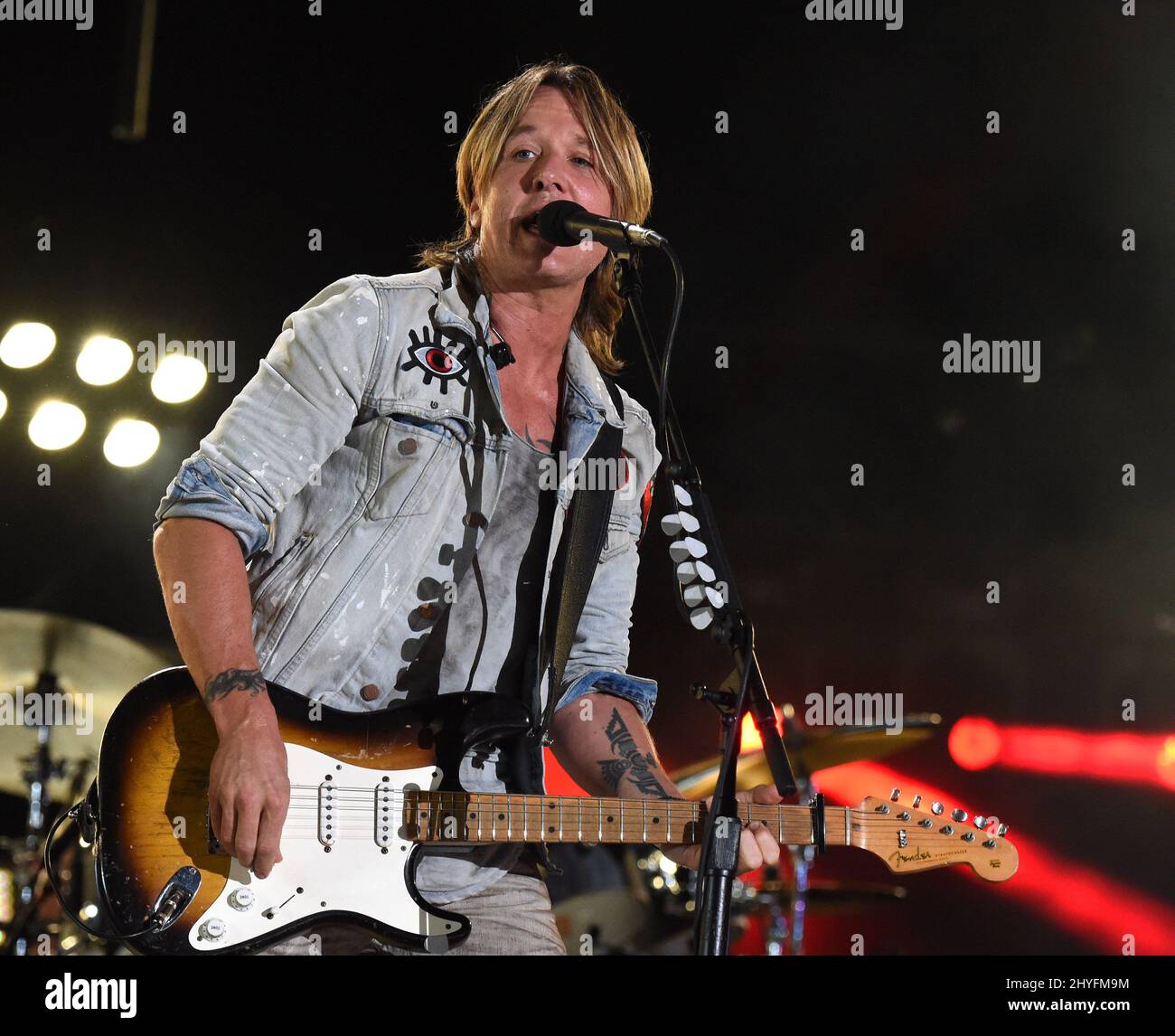 Keith Urban attending the CMA Music Fest Nightly Concert held at Nissan ...