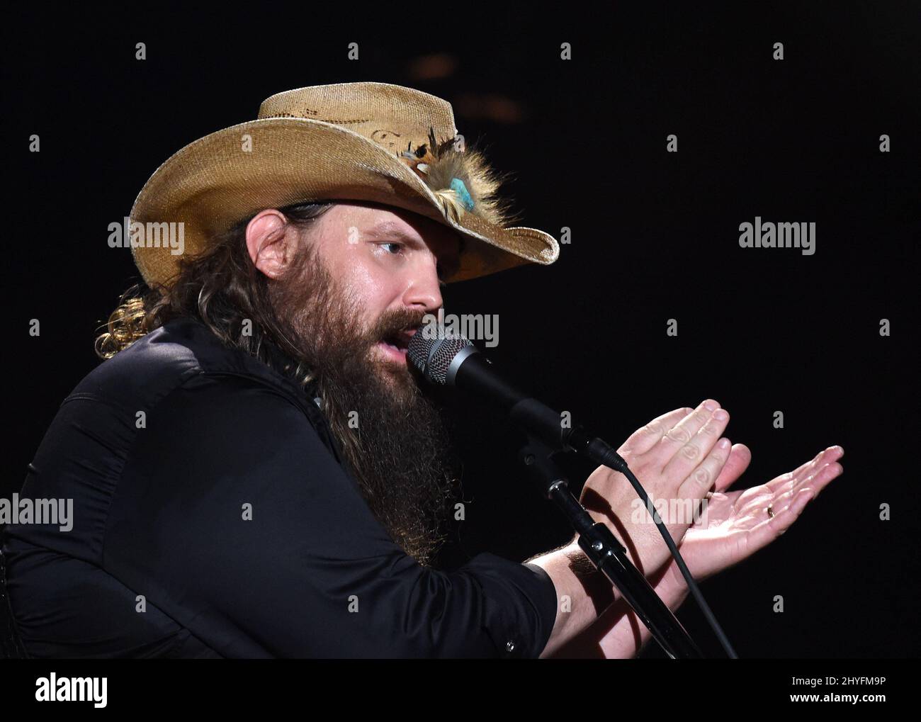 Chris Stapleton attending the CMA Music Fest Nightly Concert held at ...