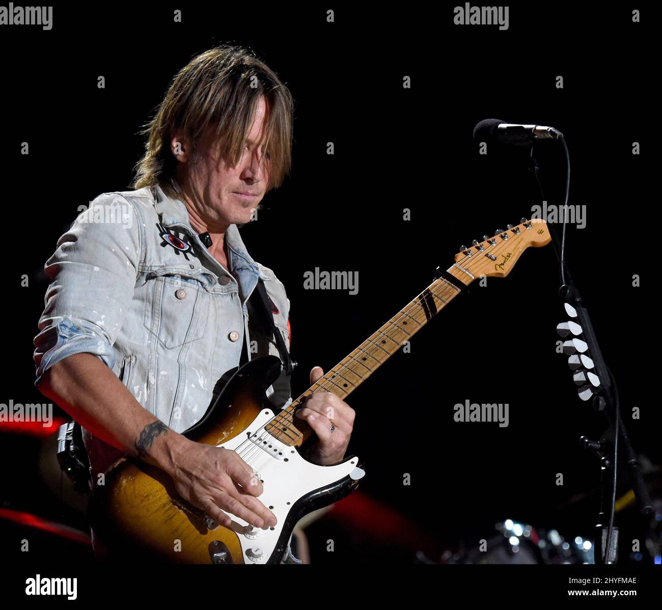 Keith Urban attending the CMA Music Fest Nightly Concert held at Nissan ...