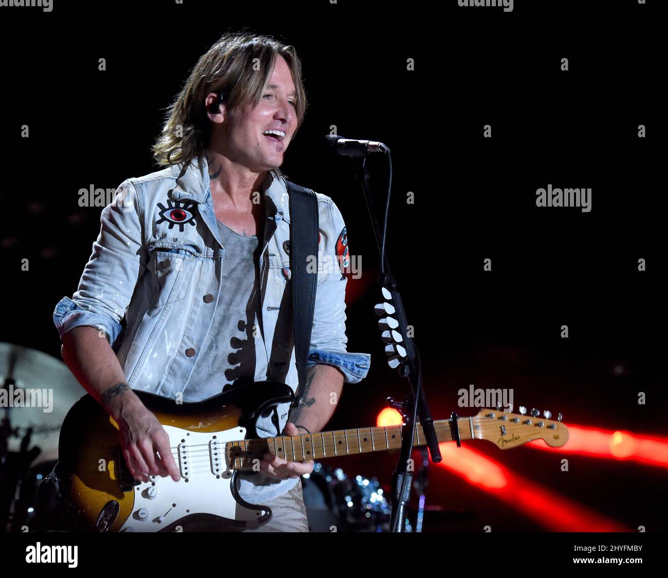 Keith Urban attending the CMA Music Fest Nightly Concert held at Nissan ...