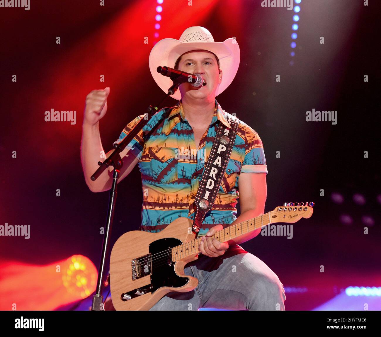 Jon Pardi attending the CMA Music Fest Nightly Concert held at Nissan ...