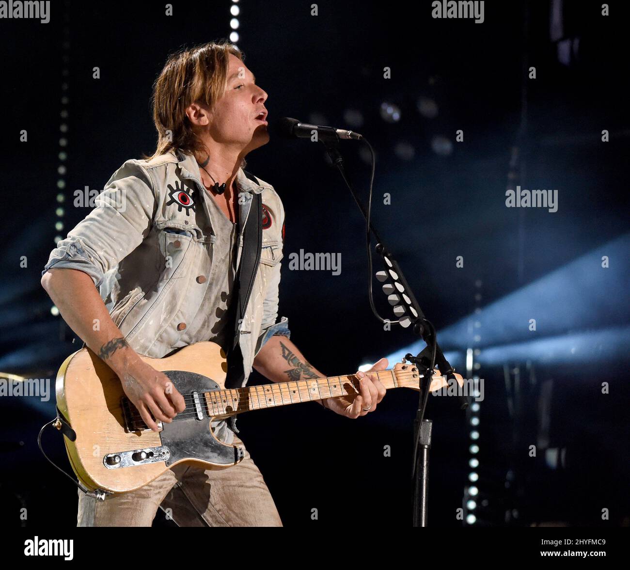 Keith Urban attending the CMA Music Fest Nightly Concert held at Nissan ...