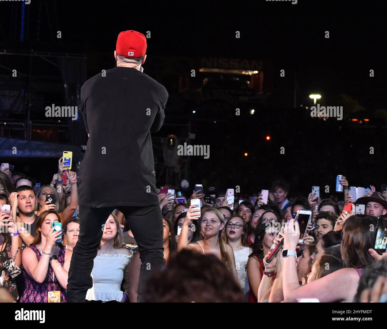 Sam Hunt attending the CMA Music Fest Nightly Concert held at Nissan ...