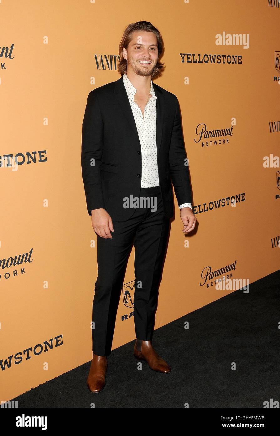 Luke Grimes at the world premiere of "Yellowstone" presented by Vanity ...