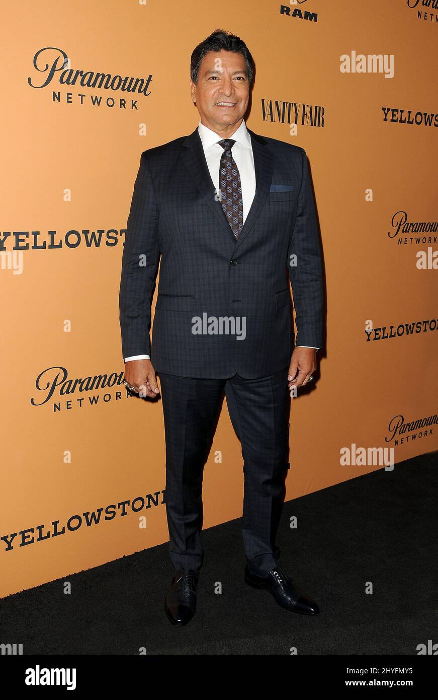 Gil Birmingham at the world premiere of "Yellowstone" presented by ...