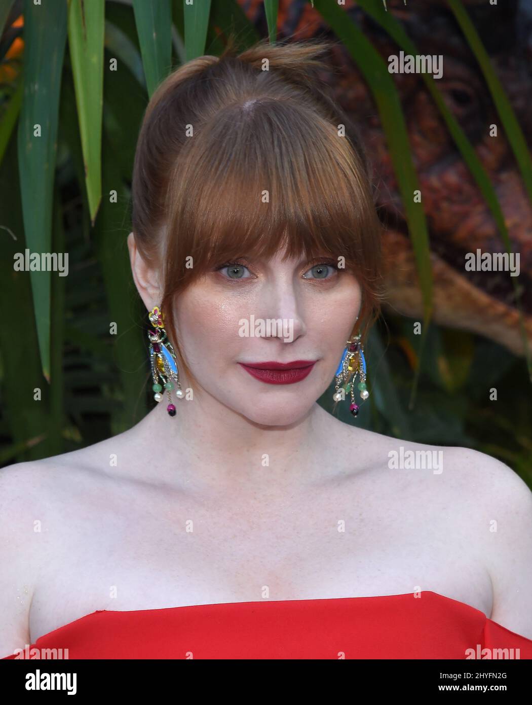 Bryce Dallas Howard at the Los Angeles premiere of "Jurassic World ...