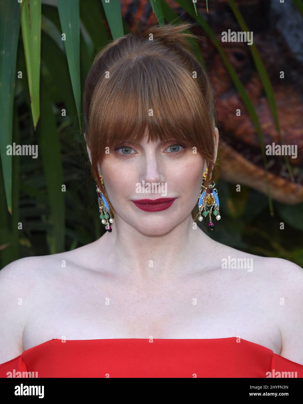 Bryce Dallas Howard at the Los Angeles premiere of "Jurassic World ...