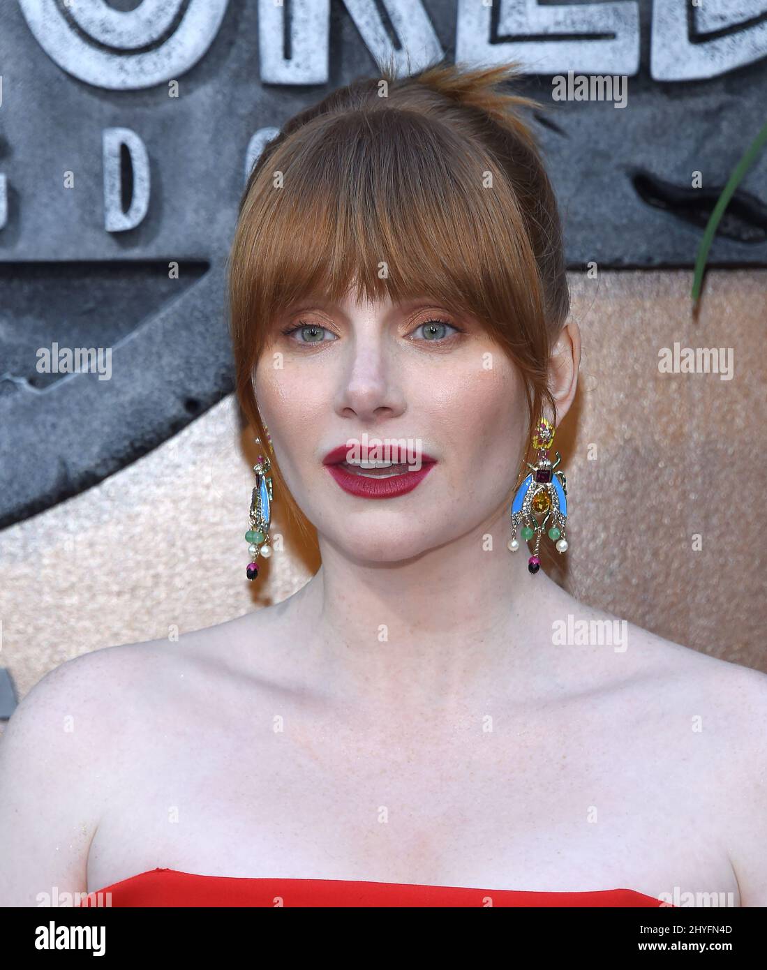 Bryce Dallas Howard at the Los Angeles premiere of "Jurassic World ...