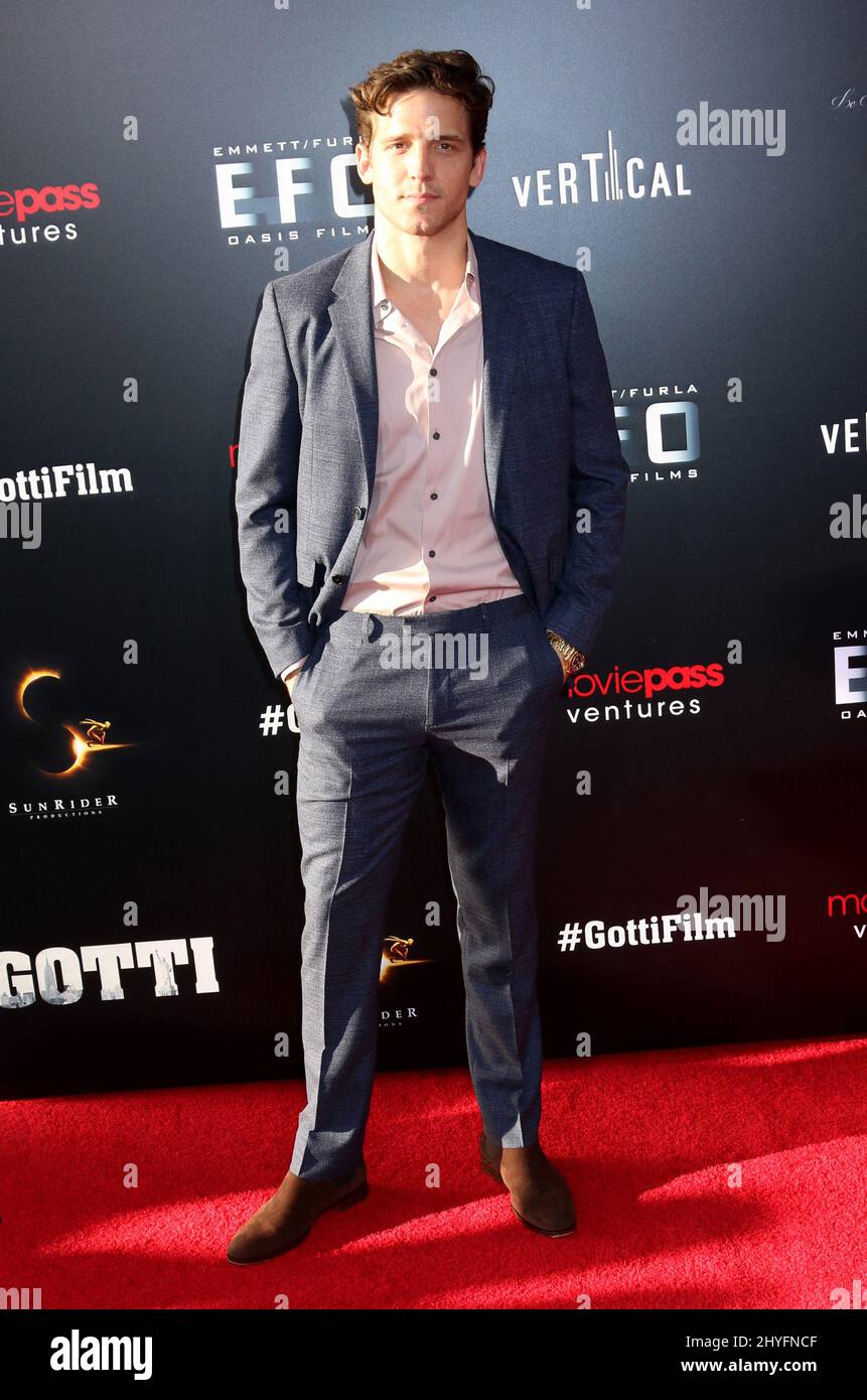 Shea Buckner attending the Gotti Premiere held at the SVA Theater, New ...