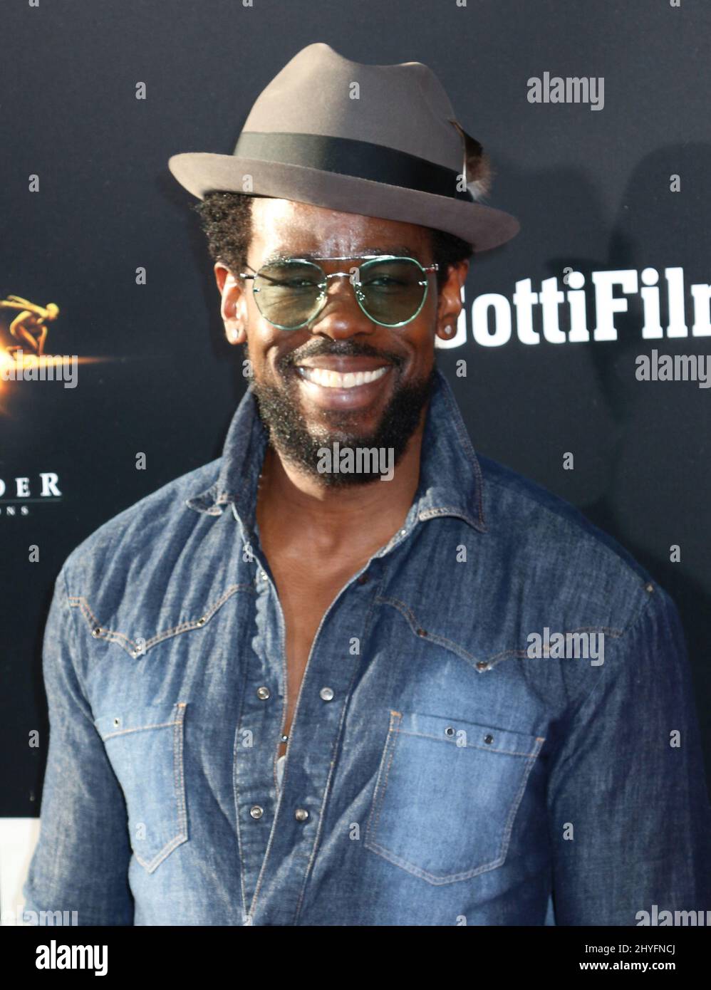 Mustafa Shakir attending the Gotti Premiere held at the SVA Theater ...