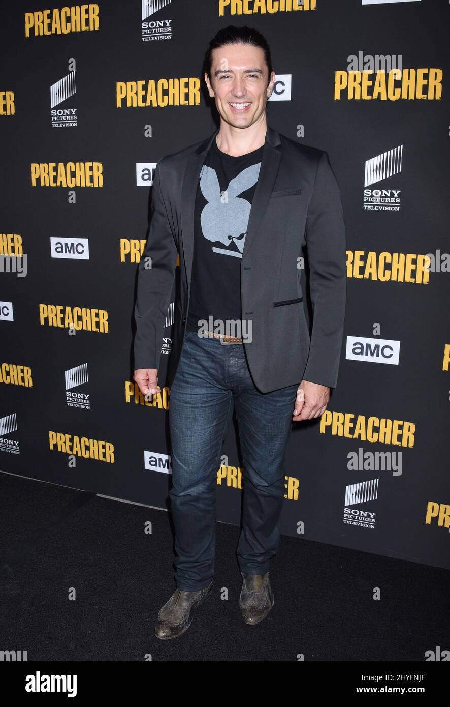 Adam Croasdell attending AMC's 'Preacher' Season 3 Premiere in ...