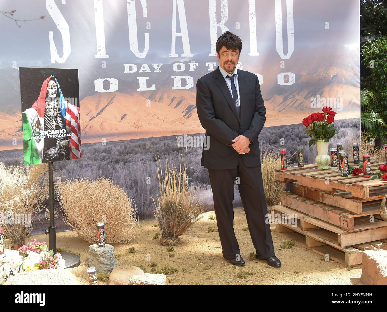 Benicio Del Toro attending the 'Sicario: Day of the Soldado' Photocall ...