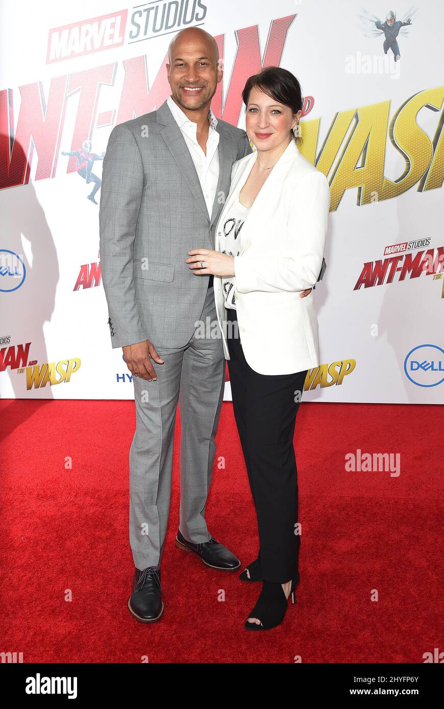 Keegan Michael Key and Elisa Key at the world premiere of "Ant-Man and ...